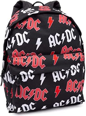 AC/DC Sac à dos Sac à dos Adultes Teens Bande de musique Lightning Rucksack taille unique