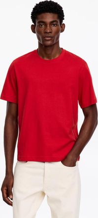 Arket Lockeres T-Shirt 220 GSM -Rot
