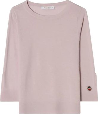 Busnel Femme, Pulls, Rose, Taille: 36 FR Ocean Boatneck Wool Top