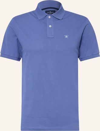 Hackett Piqu&eacute;-Poloshirt Slim Fit blau
