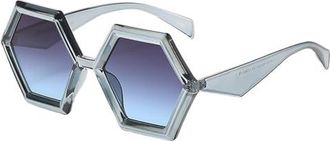 Generic Lunettes De Soleil Polygonales &Agrave; Monture Large For Hommes Et Femmes, Style Tendance, Id&eacute;ales For Les F&ecirc;tes, Le Shopping, La Photographie De Rue Et Les