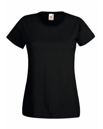 Fruit Of The Loom T-shirt pour femme - noir - XS
