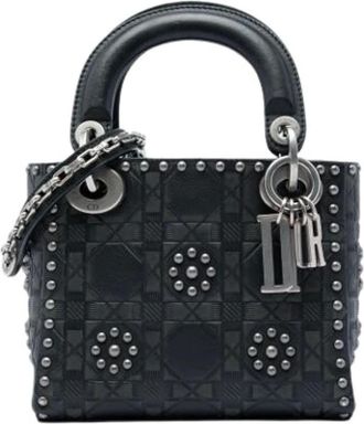 Dior Pre-owned Lady Satchel - Femme - Pre-owned - Noir - Taille: ONE Size