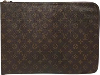 Louis Vuitton Pre-owned Monogram Canvas Clutch - - Pre-owned - Damen - Braun - ONE SIZE