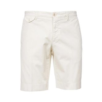 Incotex Slim Fit Baumwoll Bermuda Shorts - - Shorts - Herren - Wei&szlig; - S