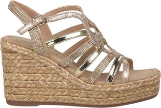 Alma En Pena Alma EN Pena, Femme, Chaussures, Beige, Taille: 41 EU Esparto Platform Sandal