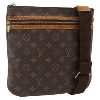 Louis Vuitton Sac bandouli&egrave;re vintage en toile Pre-owned - Femme - Pre-owned - Brun - Taille: ONE Size