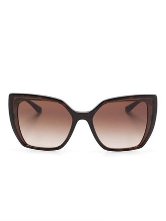 Dolce & Gabbana Eyewear lunettes de soleil DG6138 - Marron