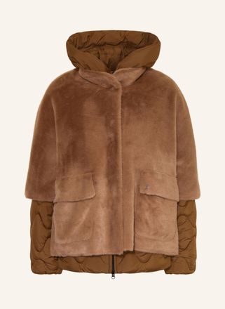 Frieda & Freddies Frieda & Freddies 2-In-1-Steppjacke New Kay Mit Kunstfell braun