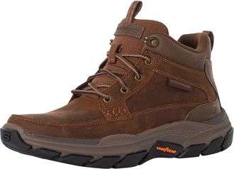 Skechers Herren 204454 Ankle Boot Stiefelette, braun, 44.5 EU X-Weit