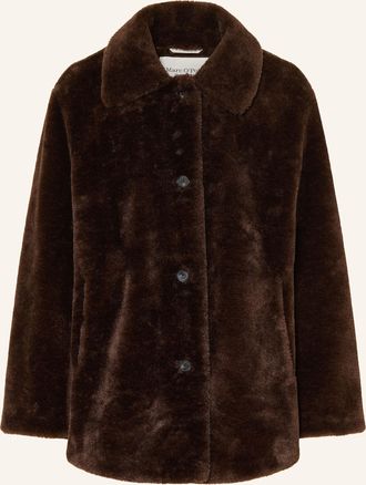 Marc O'Polo Marc Opolo Kunstfell-Jacke braun