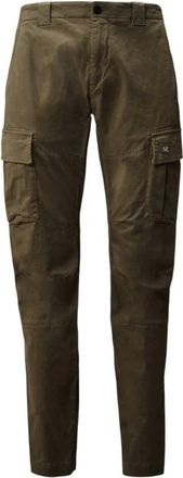 C.P. Company C.p. Company, Homme, Pantalons, Vert, Taille: XS Slim-fit Pantalons