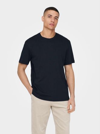 Only & Sons T-Shirt 22025208 Dunkelblau Regular Fit