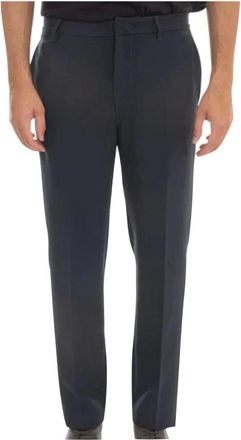 Armani Homme, Pantalons, Bleu, Taille: 2XL Twill Pantalons