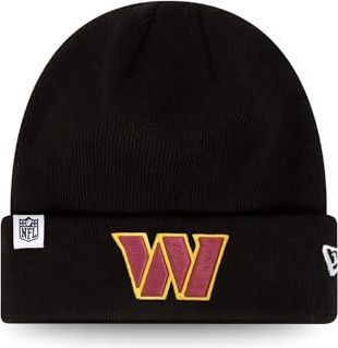 New Era Washington Commanders Loop Label Knit Bonnet NFL Noir