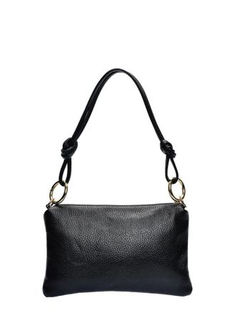 Anna Luchini Schwarz Rindsledertasche