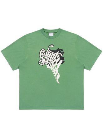 Marcelo Burlon t-shirt County Melted - Vert