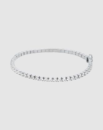 Michael Kors bracelet tennis extensible argent-Argent&eacute;