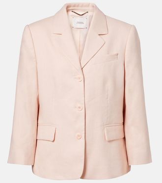 Dorothee Schumacher Blazer Casual Sophistication en lin et coton