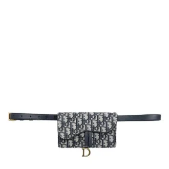 Dior Pre-owned Canvas Belt Bag - - Pre-owned - Damen - Blau - ONE SIZE