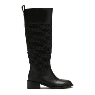 Kazar Slip-On-Stiefel mit original geknittertem Obermaterial - - Shoes - Damen - Schwarzk - 39 EU