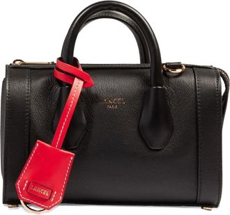 Lancel mini sac à main BCBG en cuir - Noir
