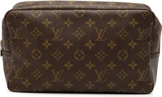 Louis Vuitton 1990-2010 Monogram Trousse Toilette 28 clutch bag - Braun