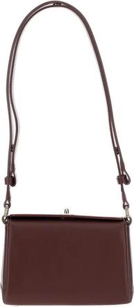 Plan C Hobo Bags - Burgundy Smooth Grain Calfskin Mini Shoulder Bag - Gr. unisize - in Rot - für Damen