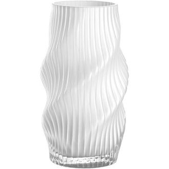 Leonardo Verdi Vase - 1 St&uuml;ck - Kunstvolle Blumenvase f&uuml;r Tischdeko - Hingucker durch geschwungenes Design - Glasvase f&uuml;r Blumenstr&auml;u&szlig;e - Elegantes Tischaccess