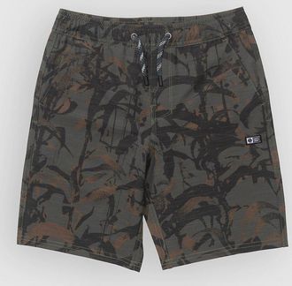 Salty Crew Drifter Elastic Hybrd Kids Shorts camo