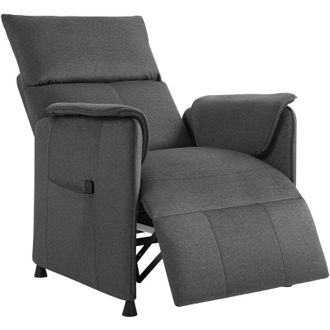 HOMCOM Fauteuil relax &eacute;lectrique - HOMCOM - fonction m&eacute;moire, repose-pieds r&eacute;tractable, t&eacute;l&eacute;commande - noir