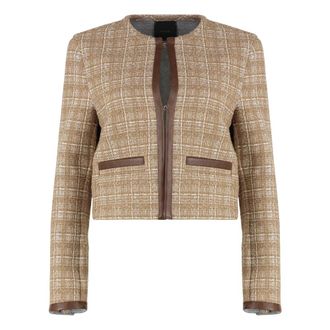 Pinko Finale Tweedjacke - - Jackets - Damen - Beige - M
