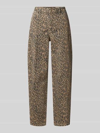 s.Oliver Red Label Barrel Jeans mit Animal-Print