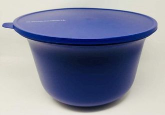 Tupperware Aloha Serviersch&uuml;ssel Salatsch&uuml;ssel Beere dunkel lila 14 Liter Sch&uuml;ssel mit Deckel Vorratsdose XXL