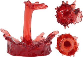 Generic Weinflaschenhalter aus Harz - 3,54 Zoll transparenter Wasserfall | Dekoratives Weinregal f&uuml;r Wohnzimmer, TV-Schrank, B&uuml;ro - stilvoller Wohndekor- f&uuml;r 