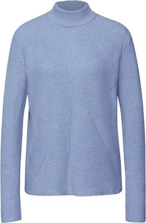 Street One Stehkragenpullover mit dezentem Strukturmuster