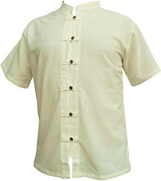 Panasiam Shirt RZI-01, Ecru, XXXL, shortsl