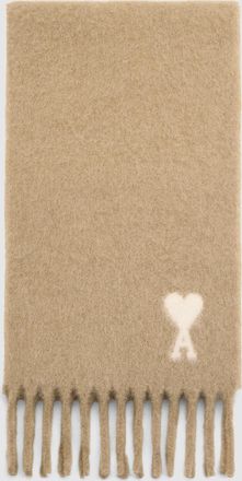 Ami Echarpe Ami De Coeur Beige Mastic
