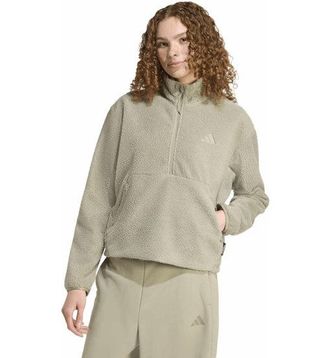 adidas City Tech High Fleece Half Zip W - Sweatshirts - Damen
