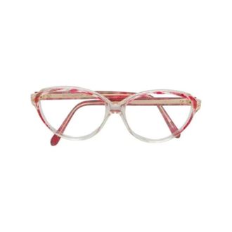 Saint Laurent Pre-owned Acetat sonnenbrillen - - Pre-owned - Damen - Rot - ONE SIZE