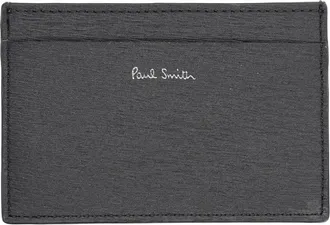 Paul Smith Cow Leather Card Case - Black