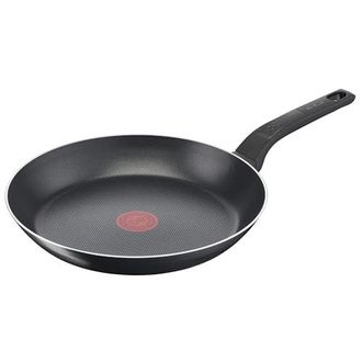 T-fal Poêle Easy Cook & Clean 32 cm, revêtement antiadhésif, indicateur de température à signal thermique, noir, B5550833 (Non Induction)