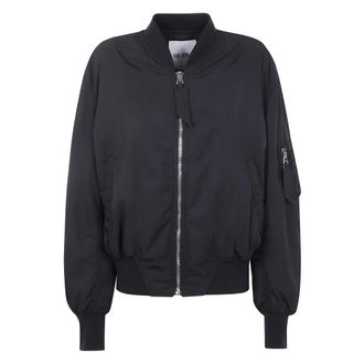 The Attico Femme, Vestes, Noir, Taille: 36 FR Veste Bomber &Eacute;l&eacute;gante pour Homme