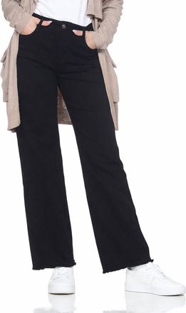 Hailys 7/8 C JN Ju44lina Frauen Stoffhose schwarz XL 98% Baumwolle, 2% Elasthan Streetwear