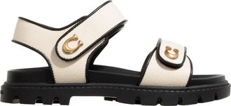 Coach Sandalen - Brynn Cnvs Sandal Mqv - Gr. 37 (EU) - in Beige - f&uuml;r Damen