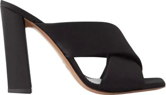 PARIS TEXAS Femme, Chaussures, Noir, Taille: 38 EU Sandales &agrave; talons aiguilles en satin