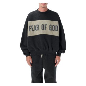 Fear of God Cropped Relaxed Panelled Sweatshirt - - Sweatshirts & Hoodies - Herren - Grau - XL