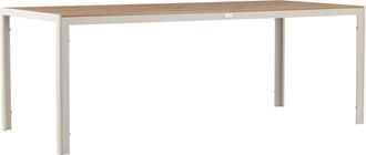 Paris Prix Table de Jardin Break 205cm Beige & Naturel