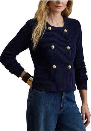 Lauren Ralph Lauren Damen Strickjacke aus Baumwolle