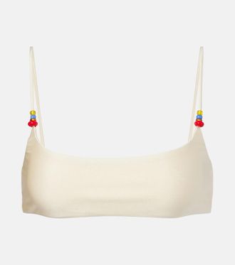 JADE Swim Haut de bikini Muse &agrave; perles